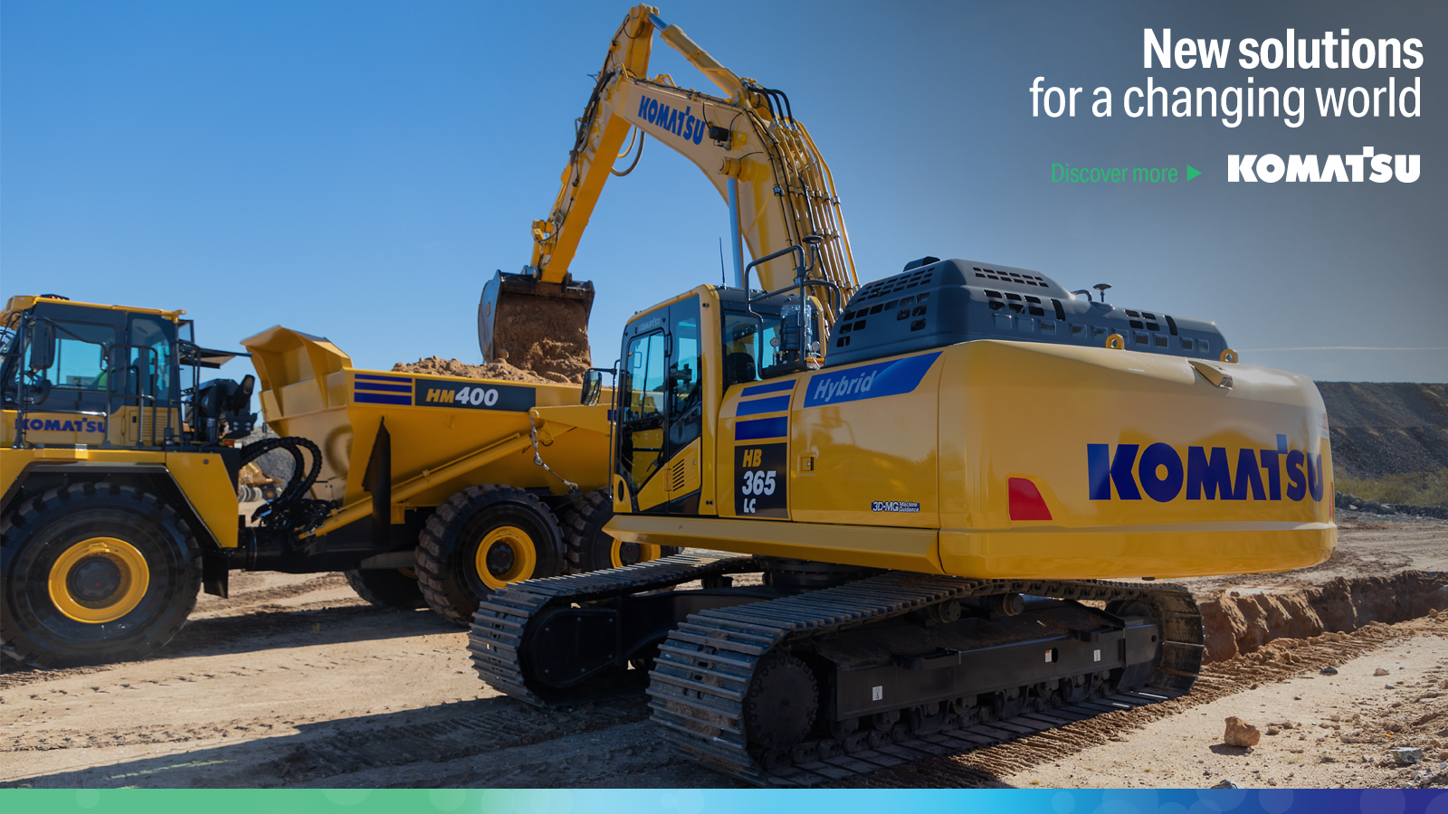 Tractor-loader-backhoes (TLBs) show they are construction equipment ...